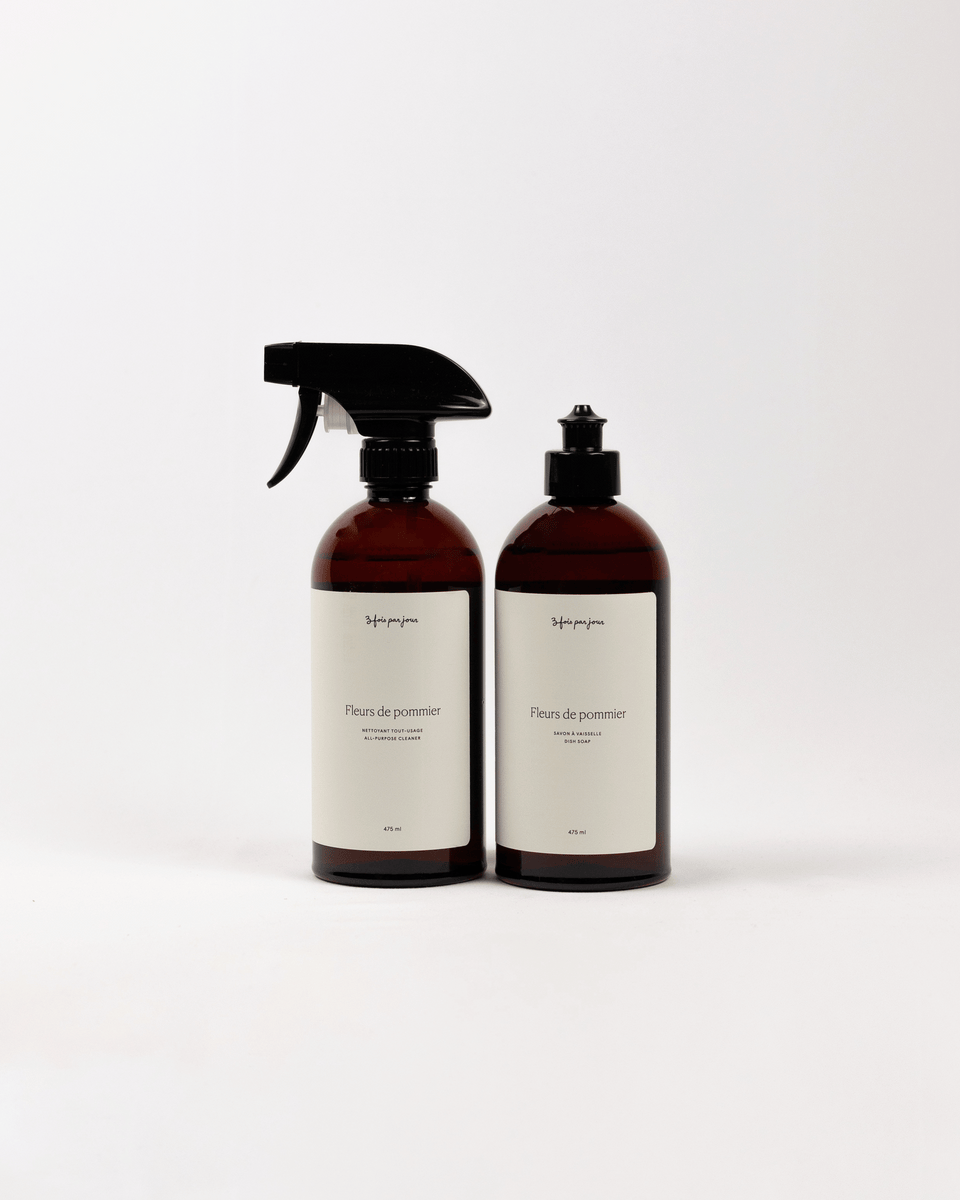 Duo - Nettoyant & savon à vaisselle - Lilas – Trois fois par jour